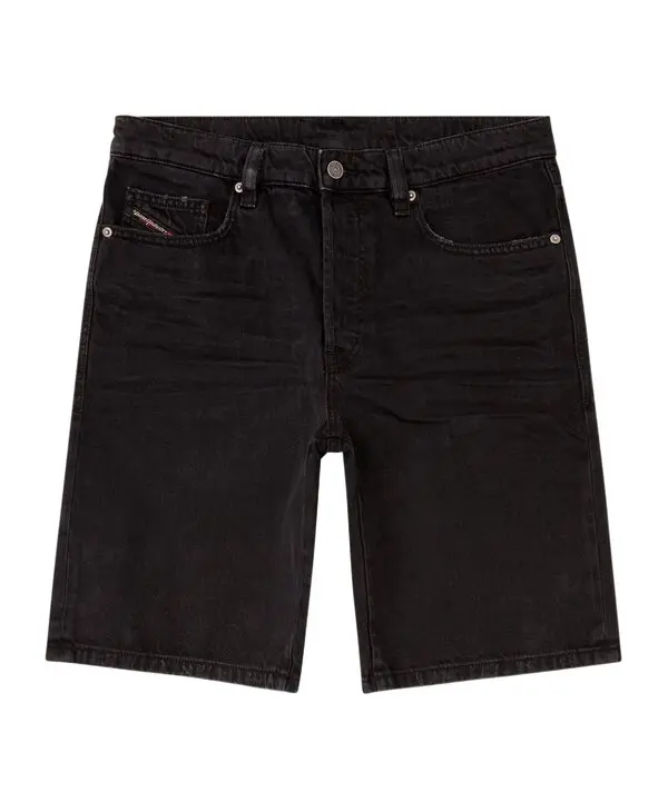 DIESEL® Regular Short Denim Shorts - Black