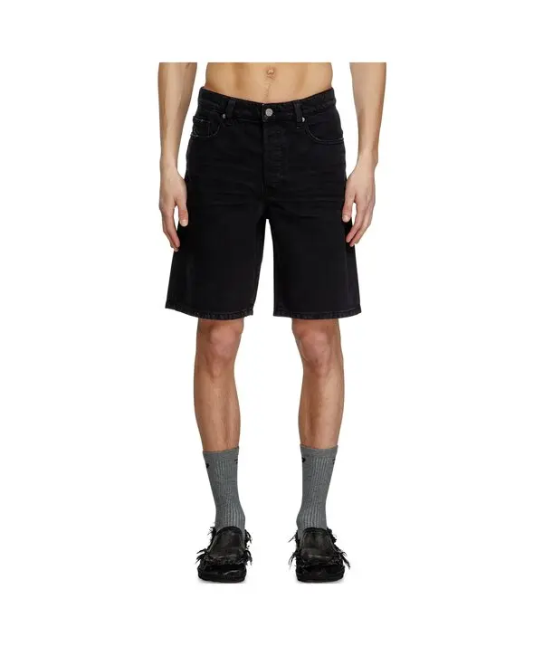 DIESEL® Regular Short Denim Shorts - Black