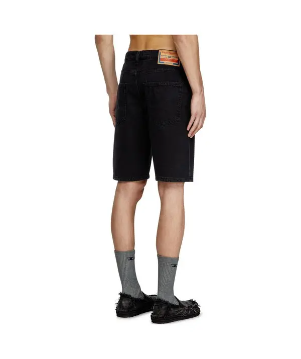 DIESEL® Regular Short Denim Shorts - Black