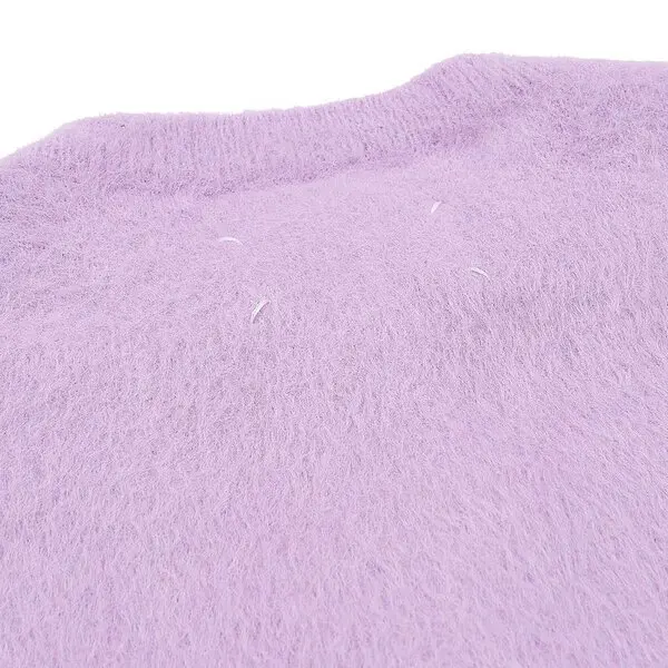 MAISON MARGIELA Cropped Knitted Cardigan - No