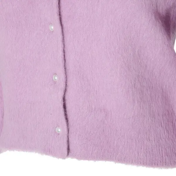 MAISON MARGIELA Cropped Knitted Cardigan - No