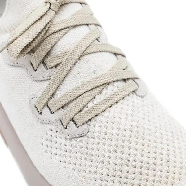 Brunello Cucinelli Knitted Low-top Lace-up Sneakers - White