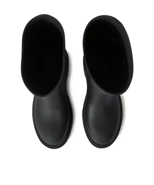 Off-White Printed Round Toe Boots