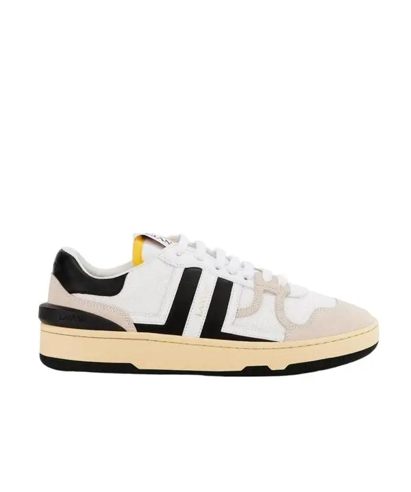 LANVIN Panelled Low-top Sneakers - Nude