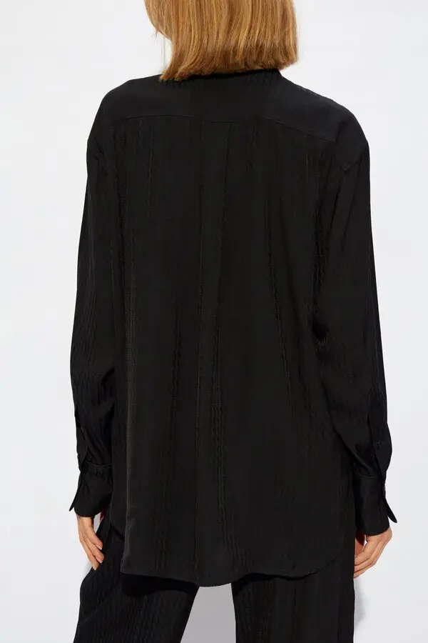 Victoria Beckham Long Sleeved Monogram Shirt