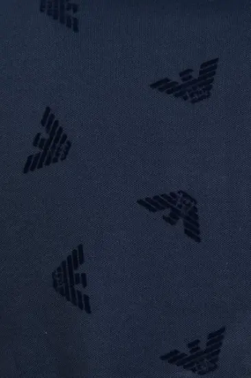 Emporio Armani Logo Polo Shirt - Black