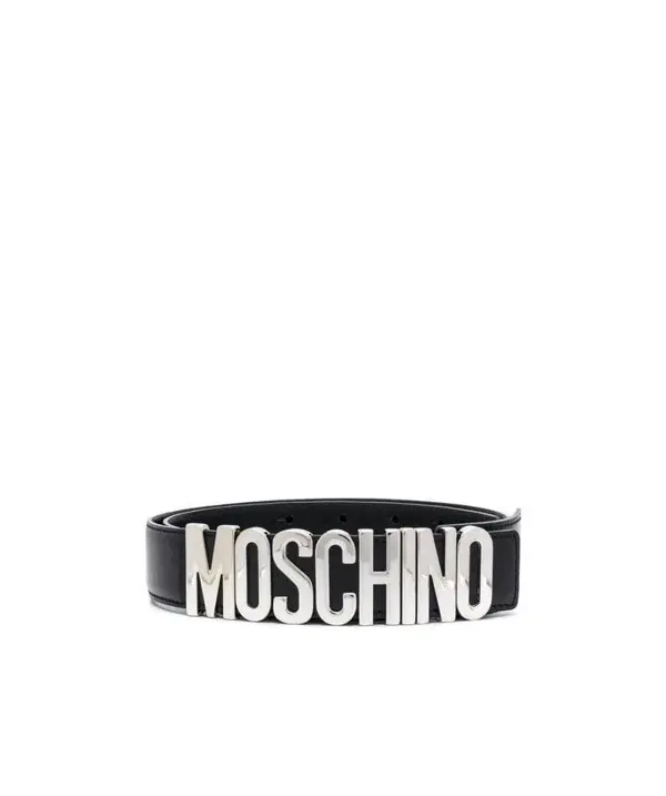 Moschino Buckle Belt - Black