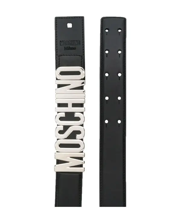 Moschino Buckle Belt - Black