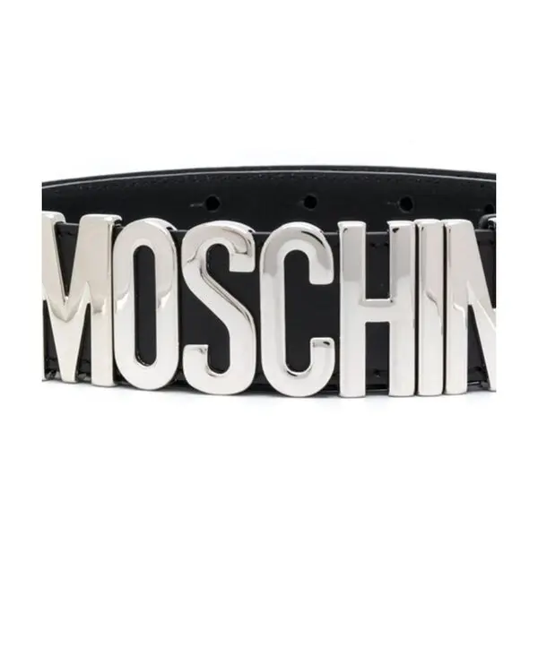 Moschino Buckle Belt - Black