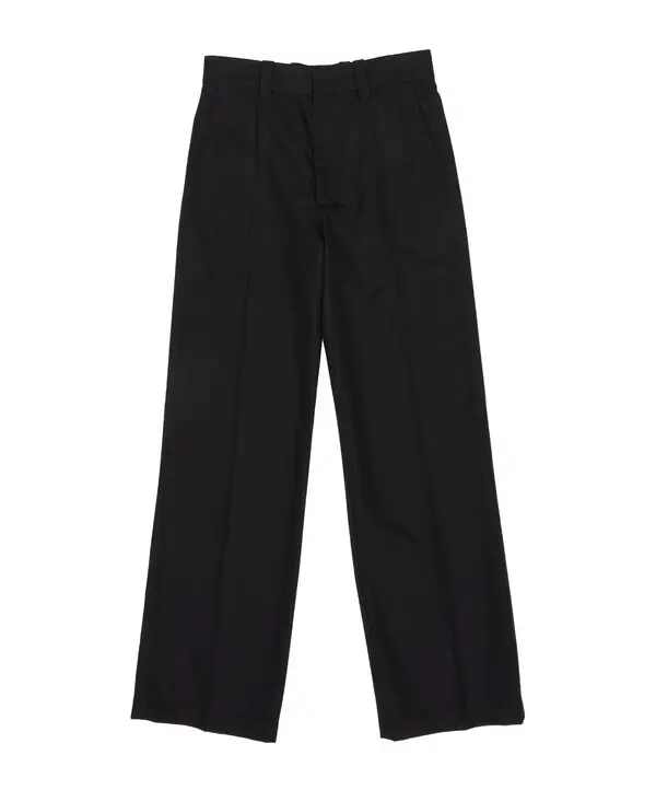 LEMAIRE Tailored Straight-leg Trousers - Black