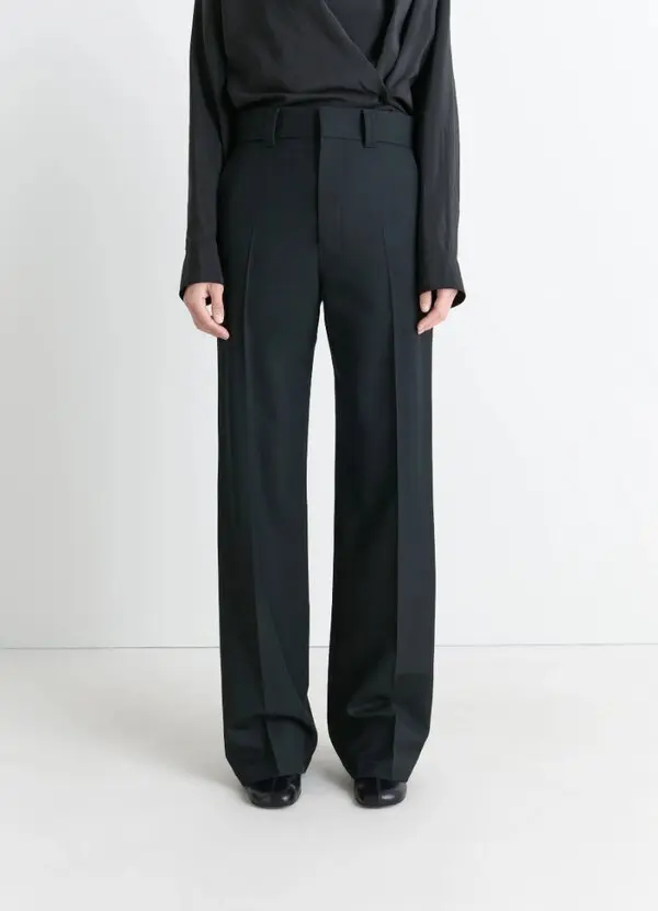 LEMAIRE Tailored Straight-leg Trousers - Black
