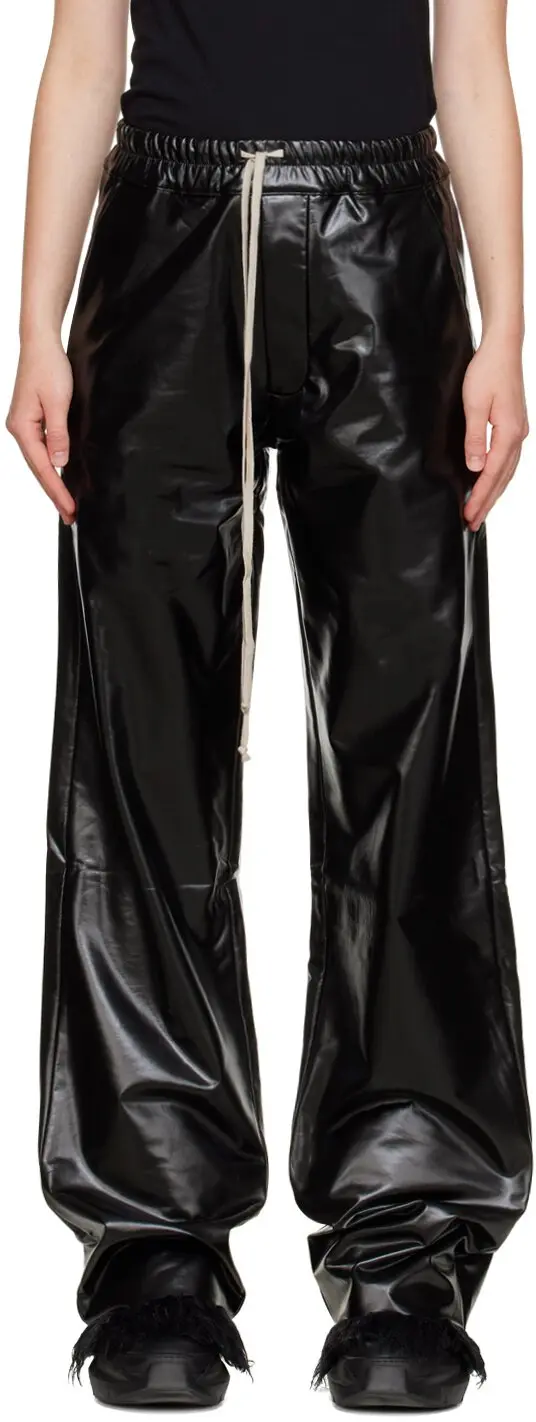 Rick Owens Wide-leg Faux-leather Trousers