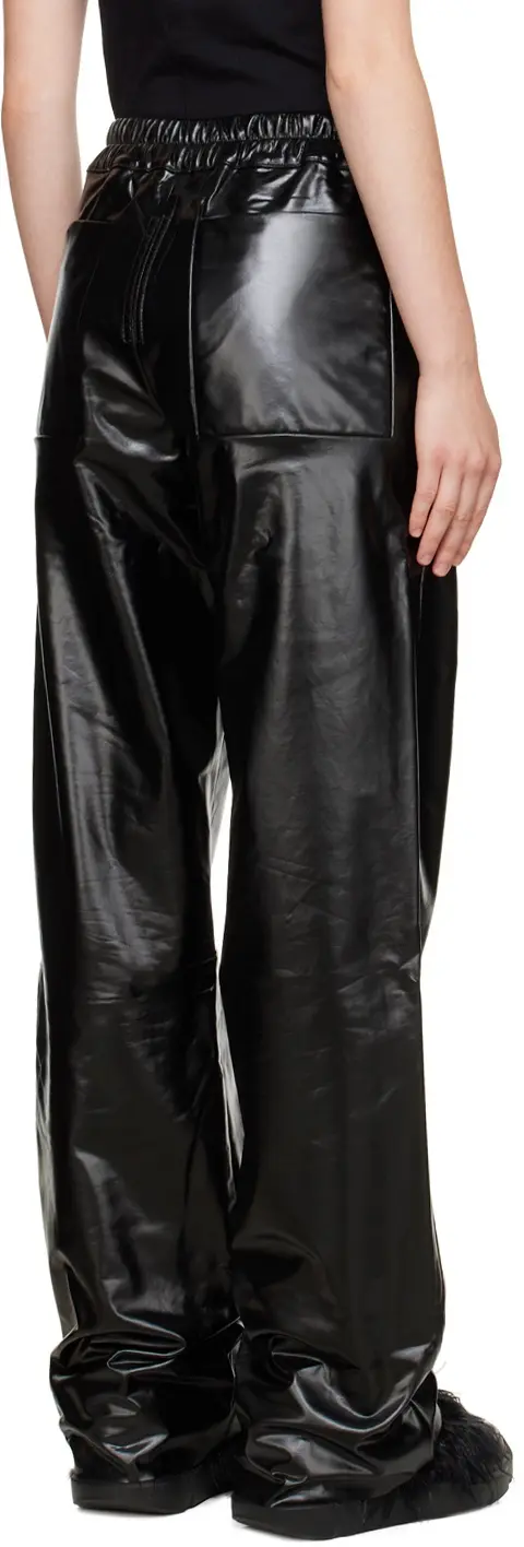 Rick Owens Wide-leg Faux-leather Trousers