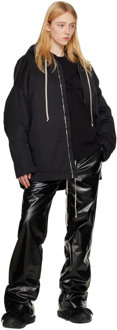 Rick Owens Wide-leg Faux-leather Trousers
