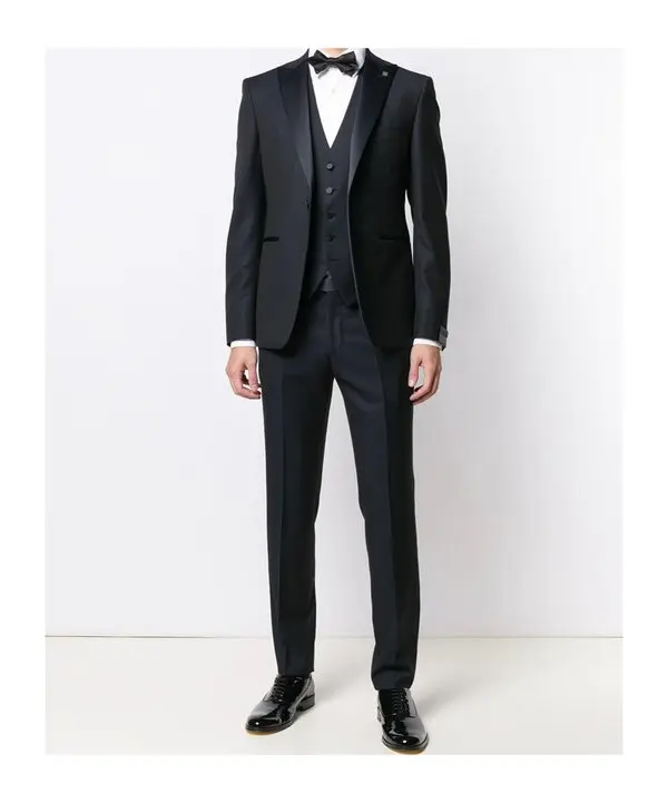 Tagliatore Three-piece Tuxedo - Black