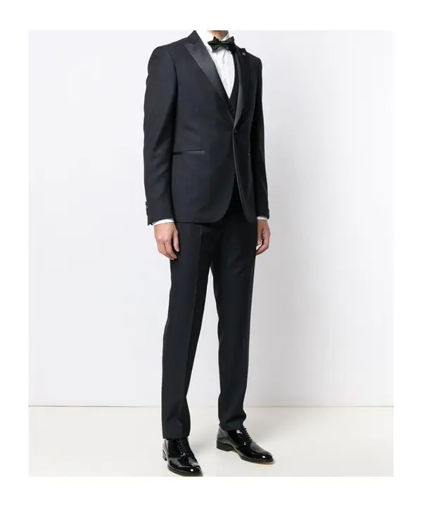 Tagliatore Three-piece Tuxedo - Black