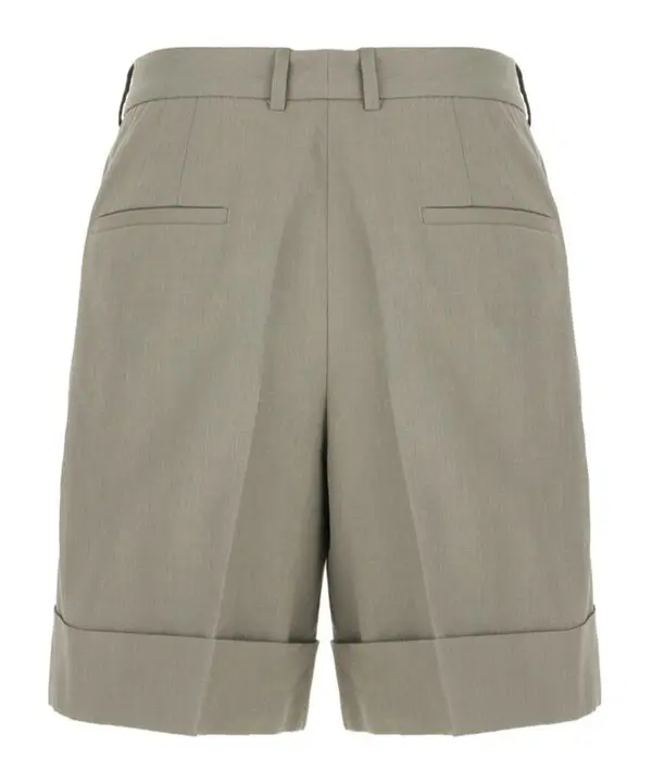 JIL SANDER Tailored Linen Shorts - Nude