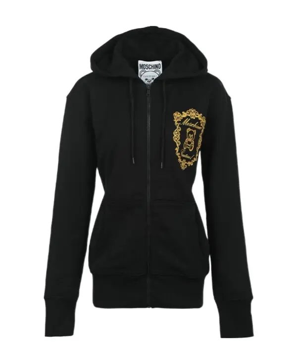 Moschino Patch Full Zip Hoodie