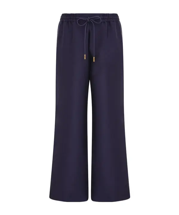 Zimmermann Wide-leg Elasticated Waist Trousers