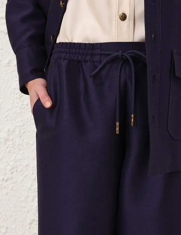 Zimmermann Wide-leg Elasticated Waist Trousers