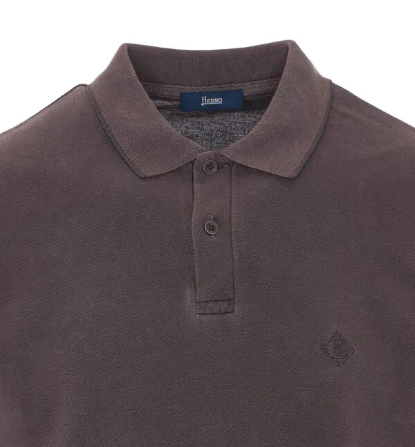 Herno Regular Fit Logo Polo Shirt