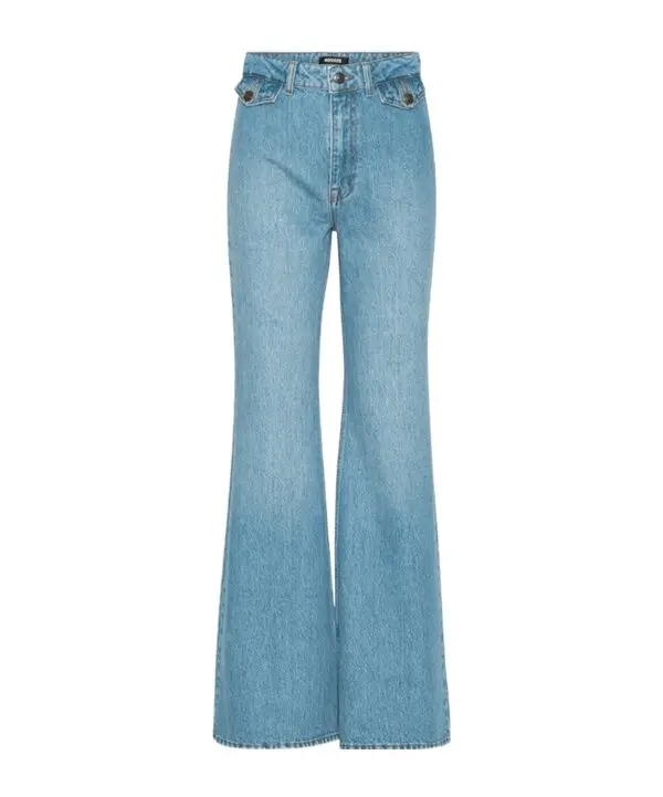 ROTATE BY BIRGER CHRISTENSEN Flared Jeans - Blue
