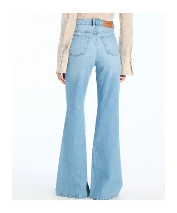 ROTATE BY BIRGER CHRISTENSEN High-waisted Flared Jeans