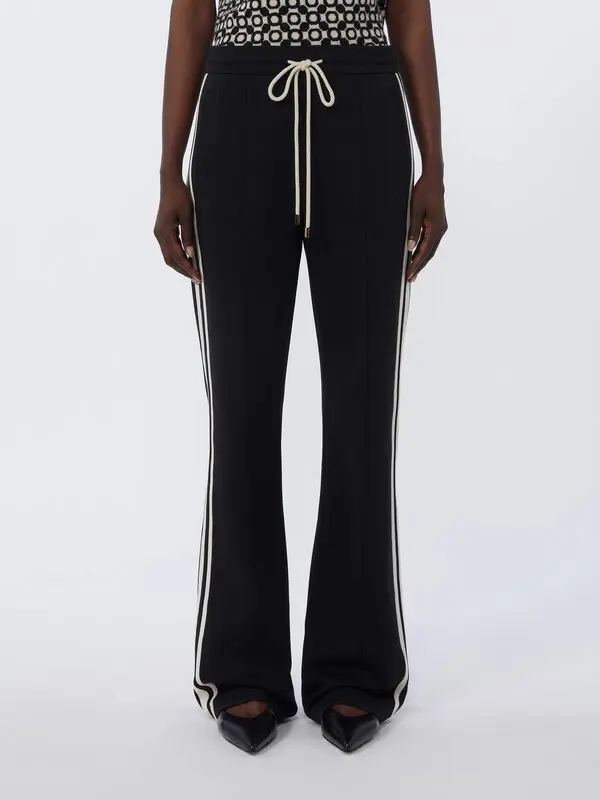 Max Mara Cotton Jersey Trousers With Drawstring Waist