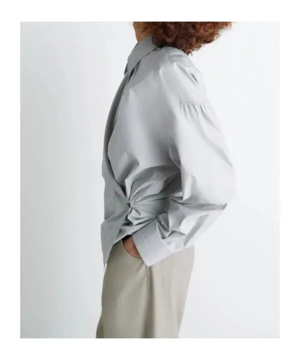 LEMAIRE Long Sleeve Twisted Shirt - Mist