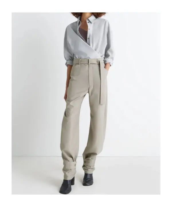 LEMAIRE Long Sleeve Twisted Shirt - Mist