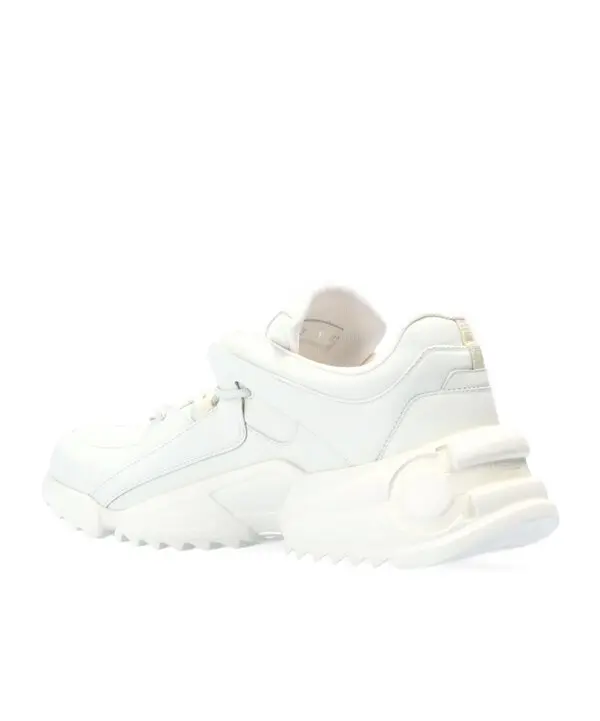 FERRAGAMO Round Toe Lace-up Sneakers