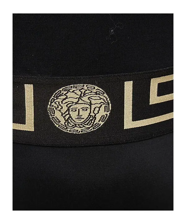 Versace Medusa Belted Sleeveless One-piece Swimsuit
