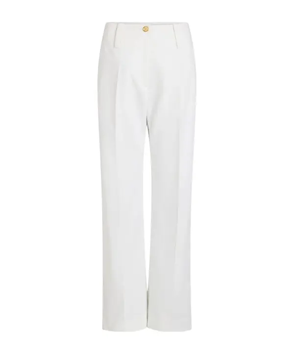 PATOU Straight-leg Gabardine Trousers - White