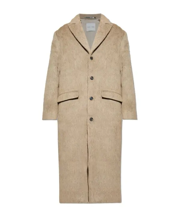 SAMSOE SAMSOE Single-breasted Coat - Nude