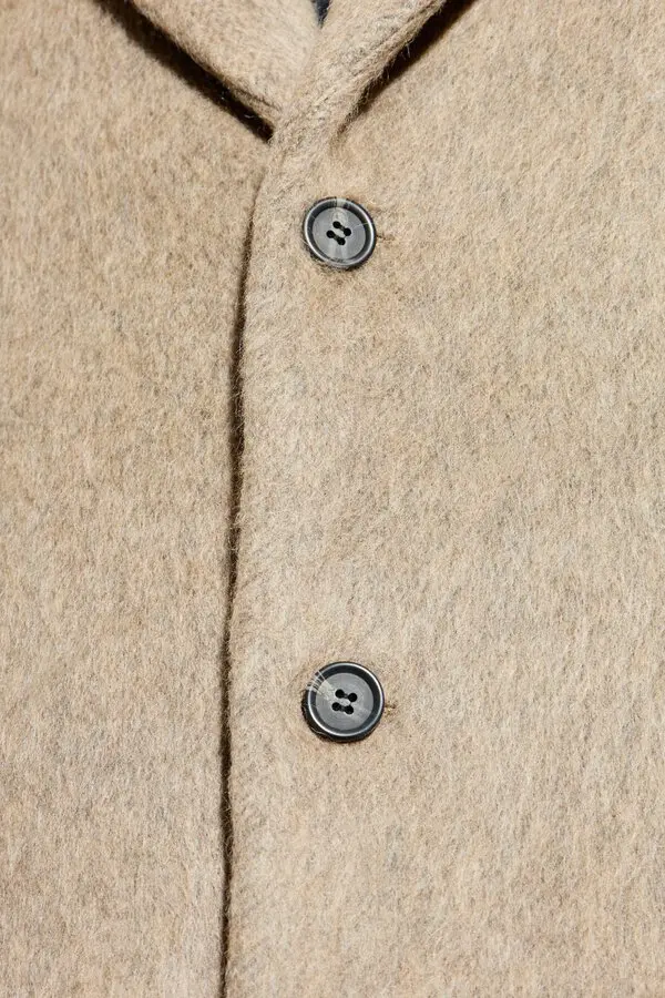 SAMSOE SAMSOE Single-breasted Coat - Nude
