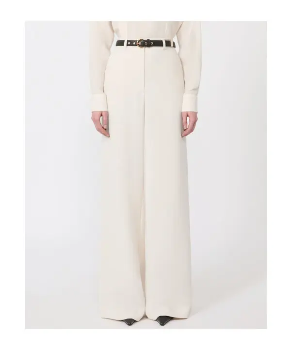 Max Mara Belted Wide-leg Trousers