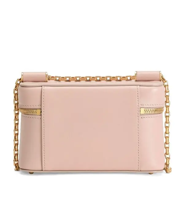 Dolce & Gabbana Sicily Logo Plaque Crossbody Bag - Blush