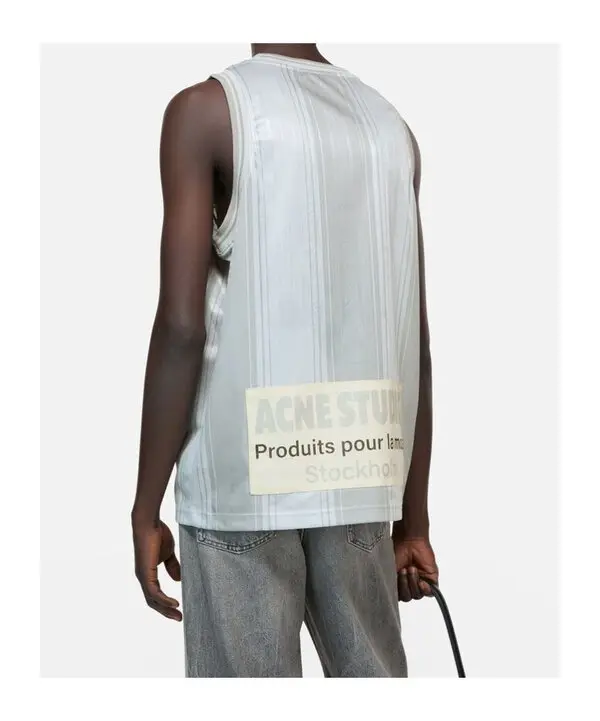 Acne Studios Sleeveless Sports Jersey Tank Top
