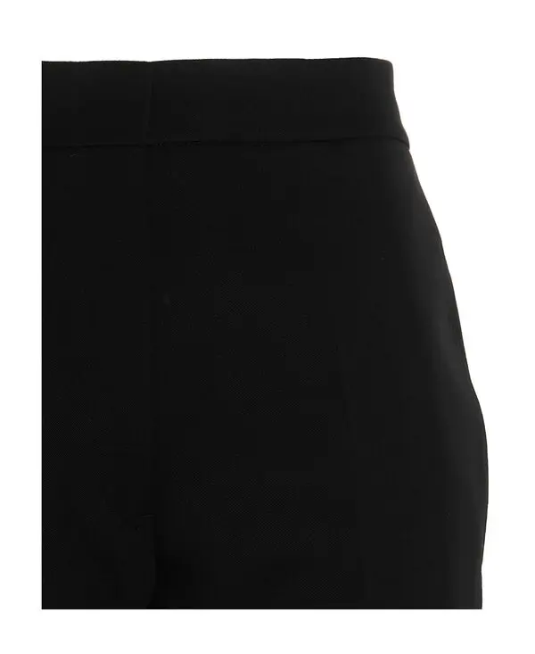 JIL SANDER Straight-leg Tailored Wool Trousers - Black