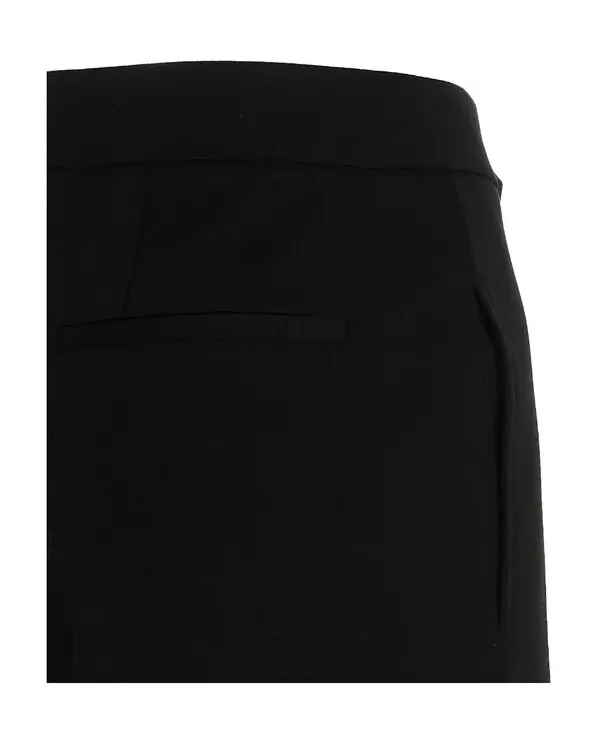 JIL SANDER Straight-leg Tailored Wool Trousers - Black