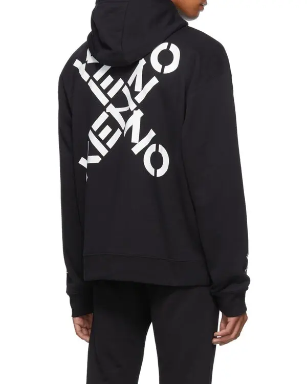 Kenzo Logo Print Hoodie