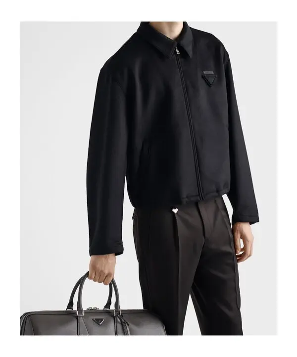 Prada Wool And Cashmere Blouson Jacket