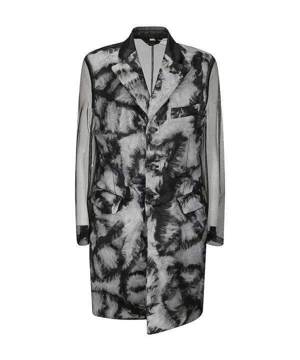 Comme Des Garçons Sheer Patterned Jacket