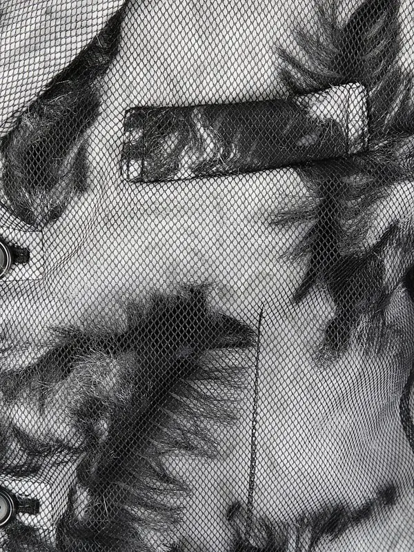 Comme Des Garçons Sheer Patterned Jacket