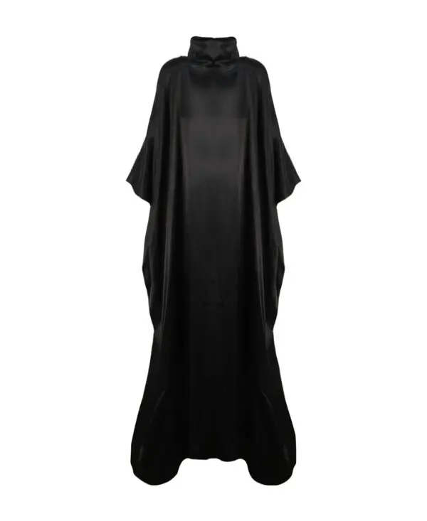 Balenciaga Logo High Neck Kimono Dress