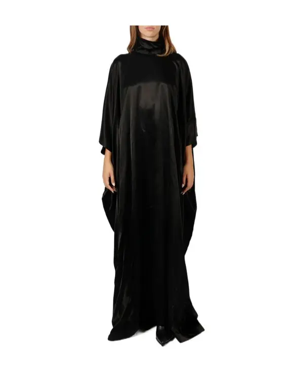Balenciaga Logo High Neck Kimono Dress