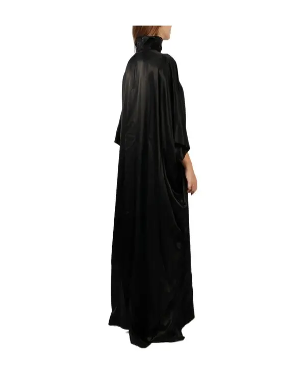 Balenciaga Logo High Neck Kimono Dress