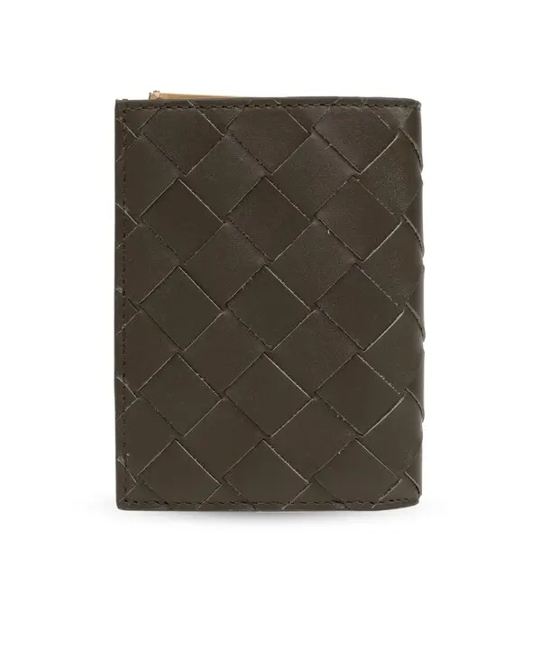Bottega Veneta Weaving Design Wallet - Brown