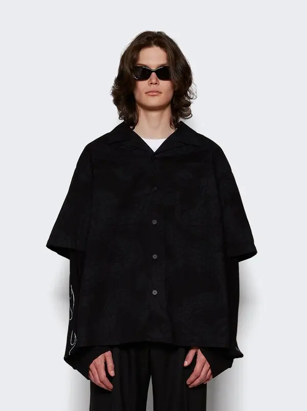 Givenchy Layered Collared Buton-up Shirt