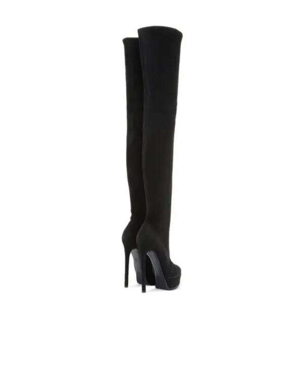 Casadei Flora Platform Over-the-knee Stiletto Boots